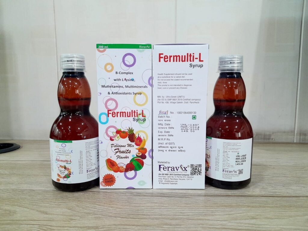 FERMULTI-L SYRUP – Feravix Lifesciences Pvt. Ltd.